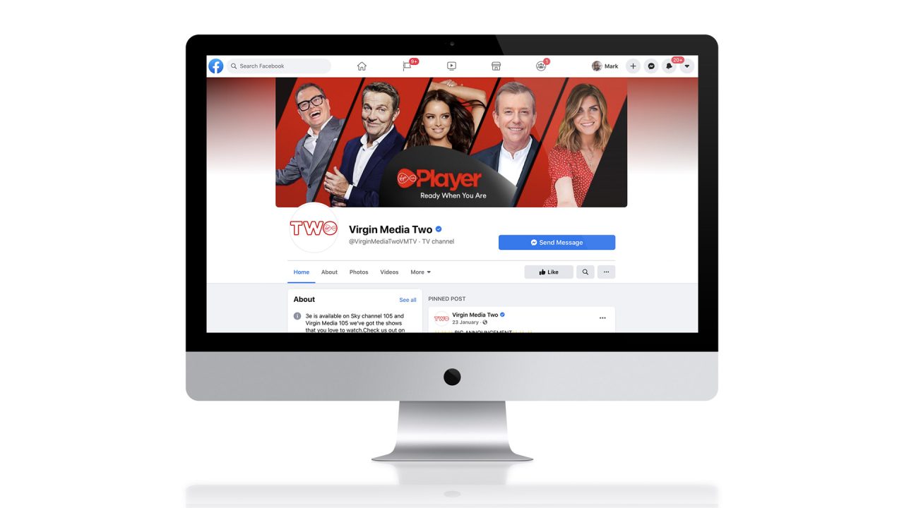 Virgin Media TWO: TV Brand Identity | Mark - creative director | director