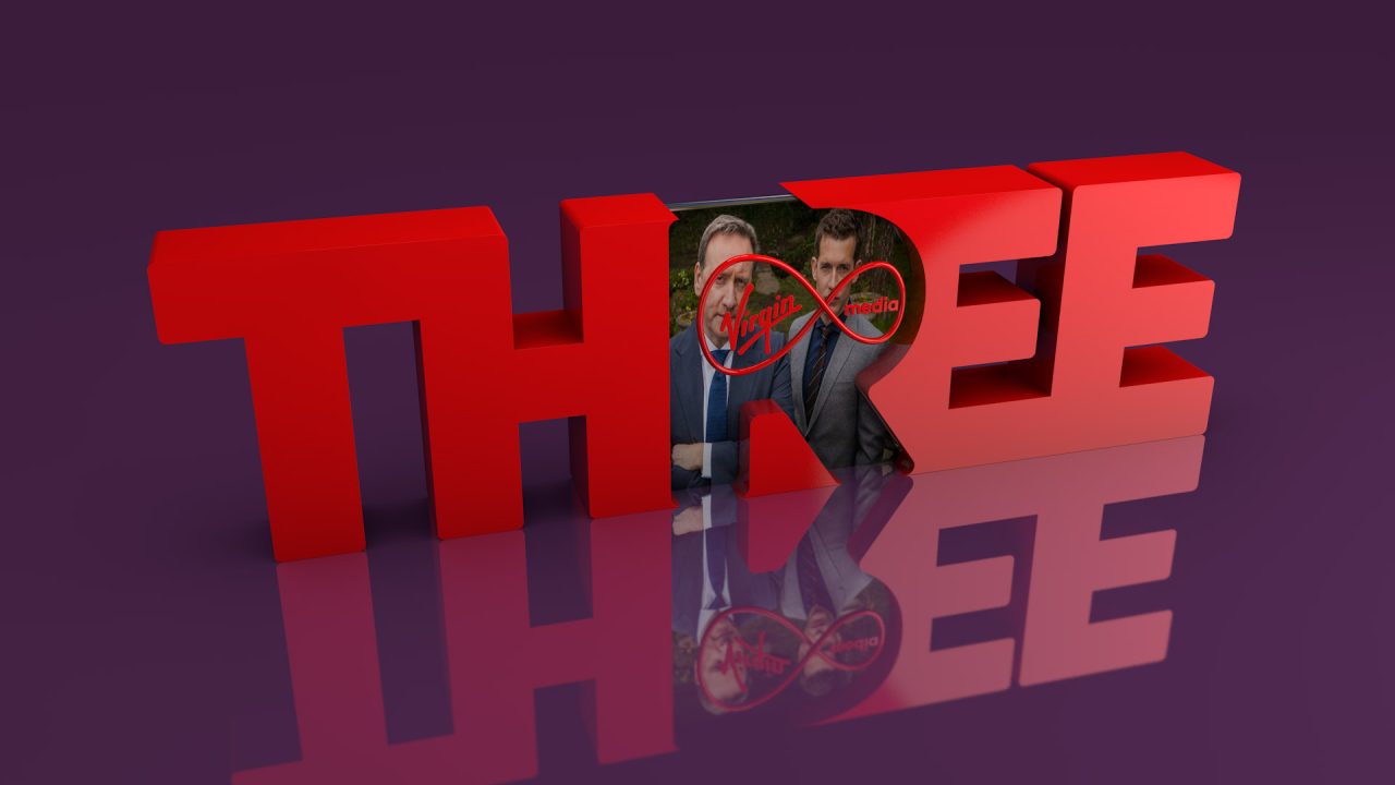 Virgin Media THREE: TV Brand Identity | Mark - creative director | director